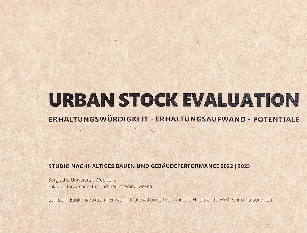 URBAN STOCK EVALUATION: Erhaltungswürdigkeit - Erhaltungsaufwand ...